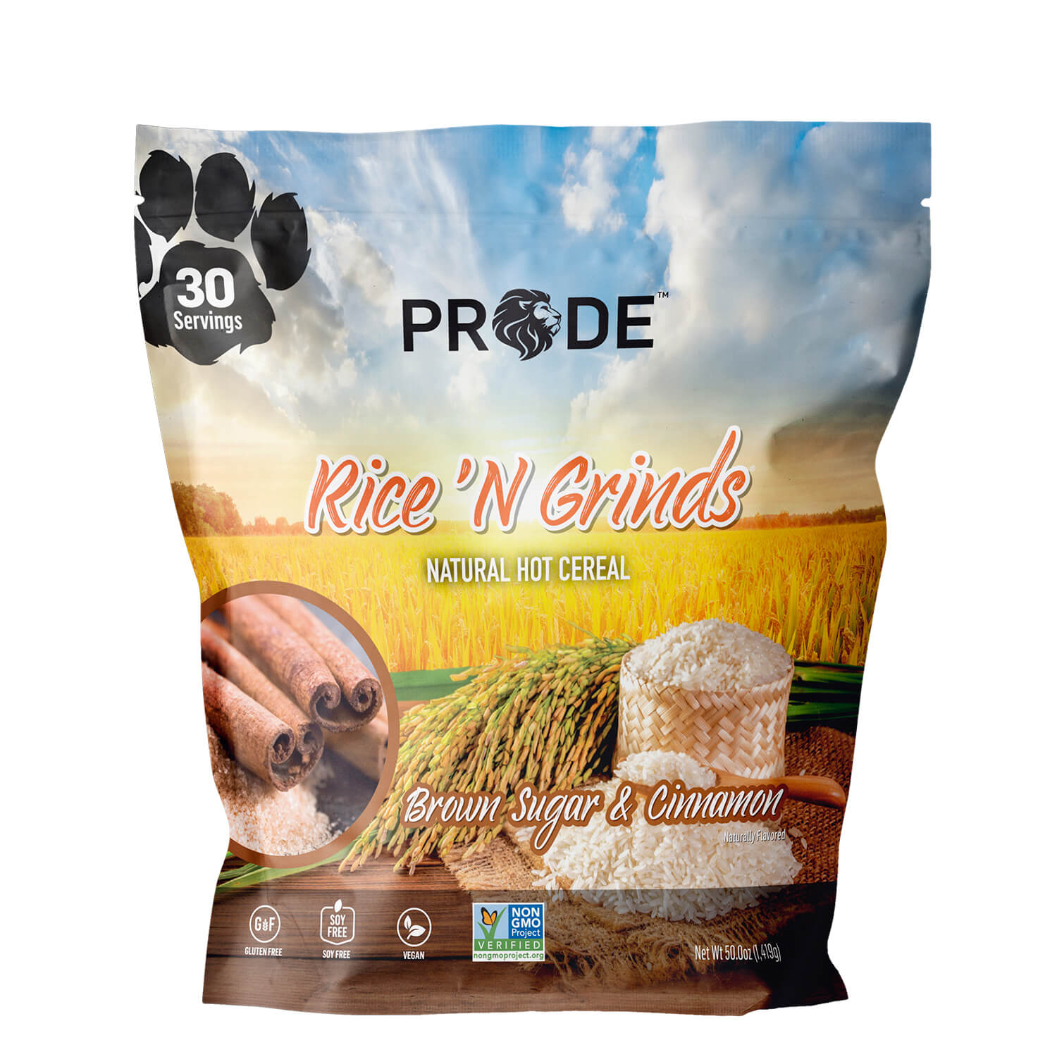 Rice 'N Grinds - Natural Hot Rice Cereal – Pride Foods USA