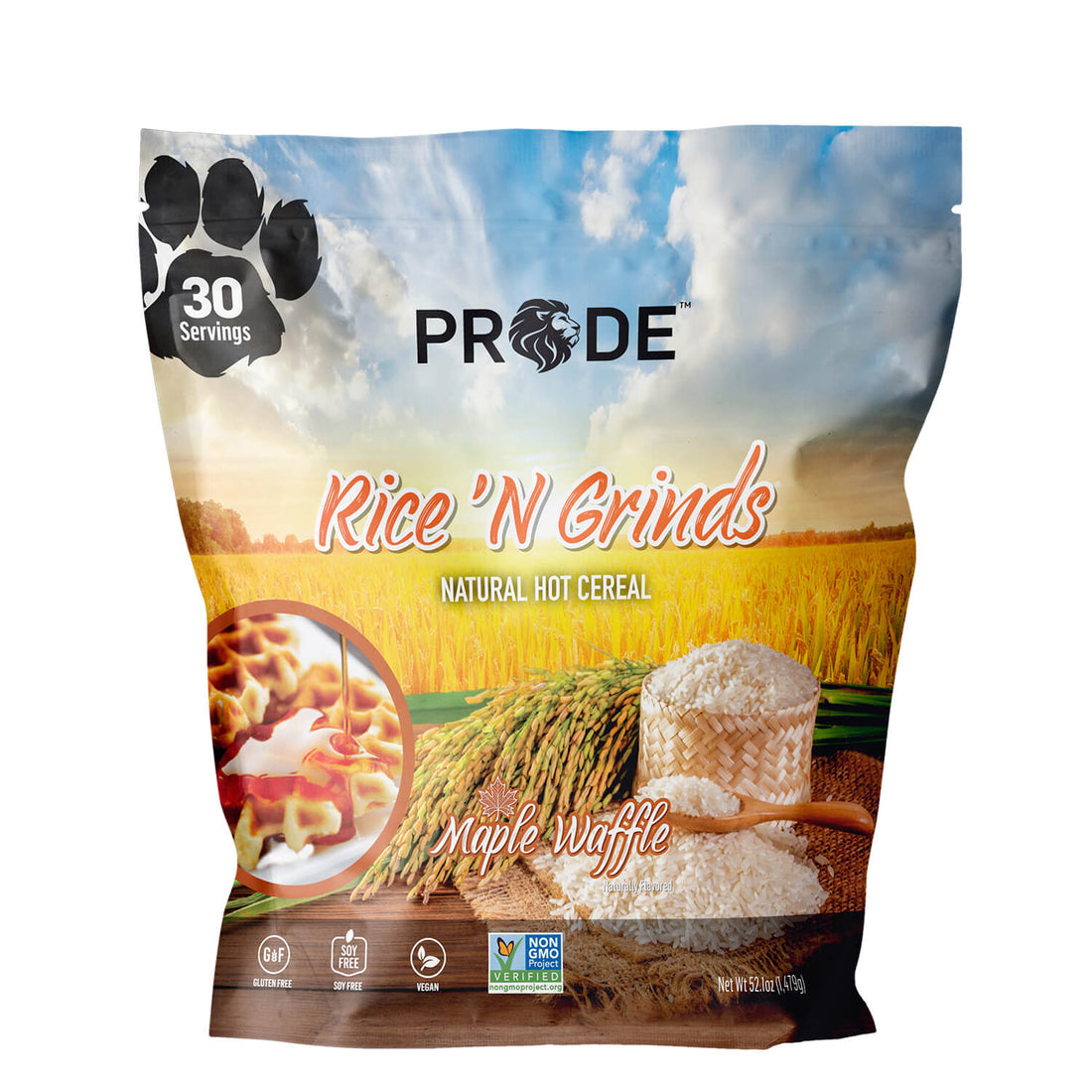 Rice 'N Grinds - Natural Hot Rice Cereal – Pride Foods USA