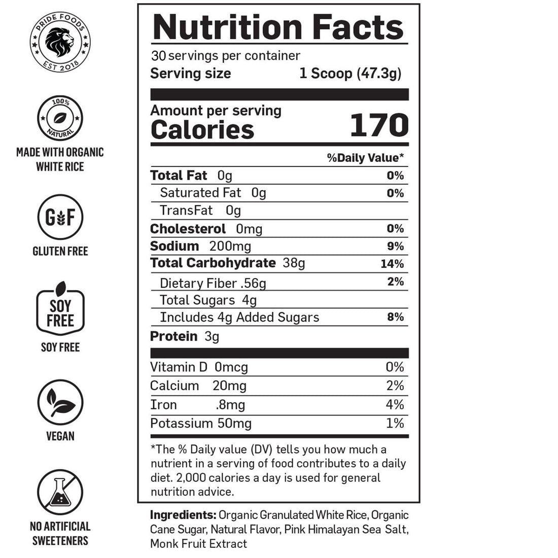 Rice 'N Grinds - Natural Hot Rice Cereal – Pride Foods USA