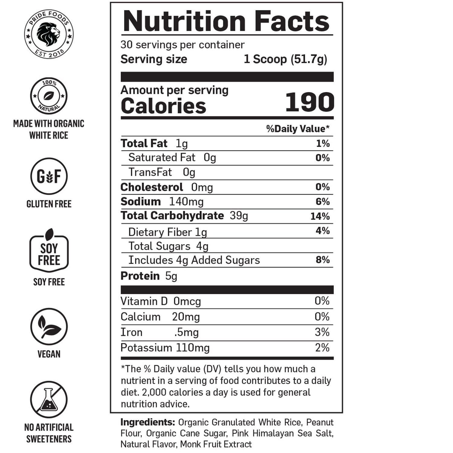 Rice 'N Grinds - Natural Hot Rice Cereal – Pride Foods USA